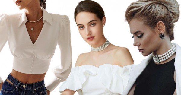 Pearl Choker Necklace: The Return of ’90s Style