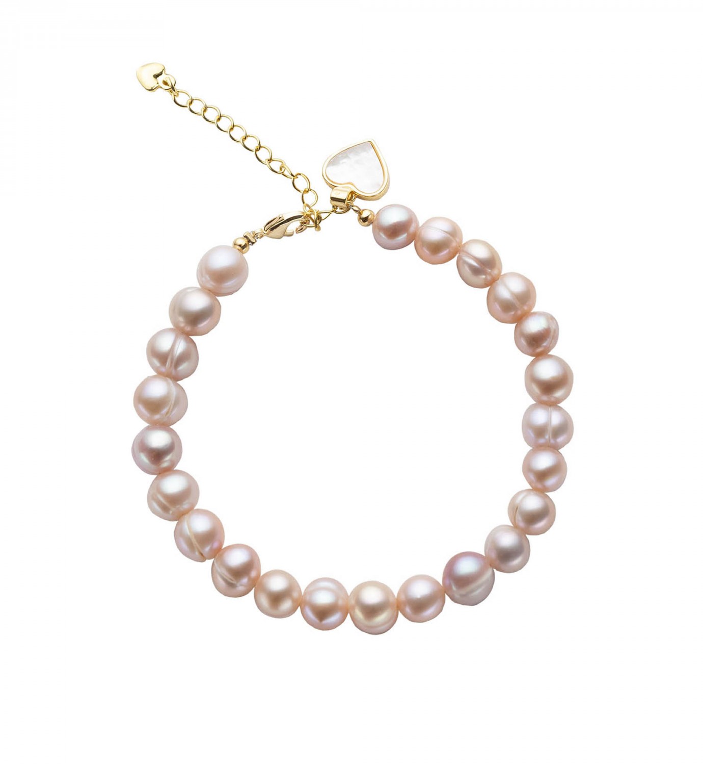 Pearl Bracelets丨Gifts for Her, Charm Bracelet丨White Victoria