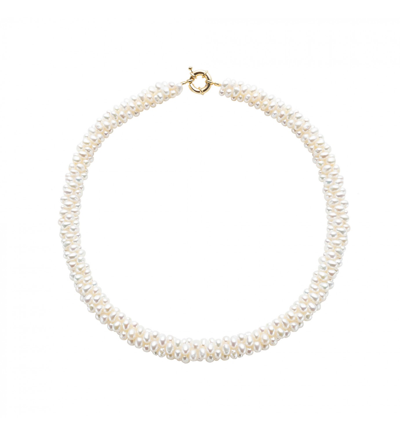 White Multi-strand Rice Freshwater Pearl Vintage Jewelry Set Of 3